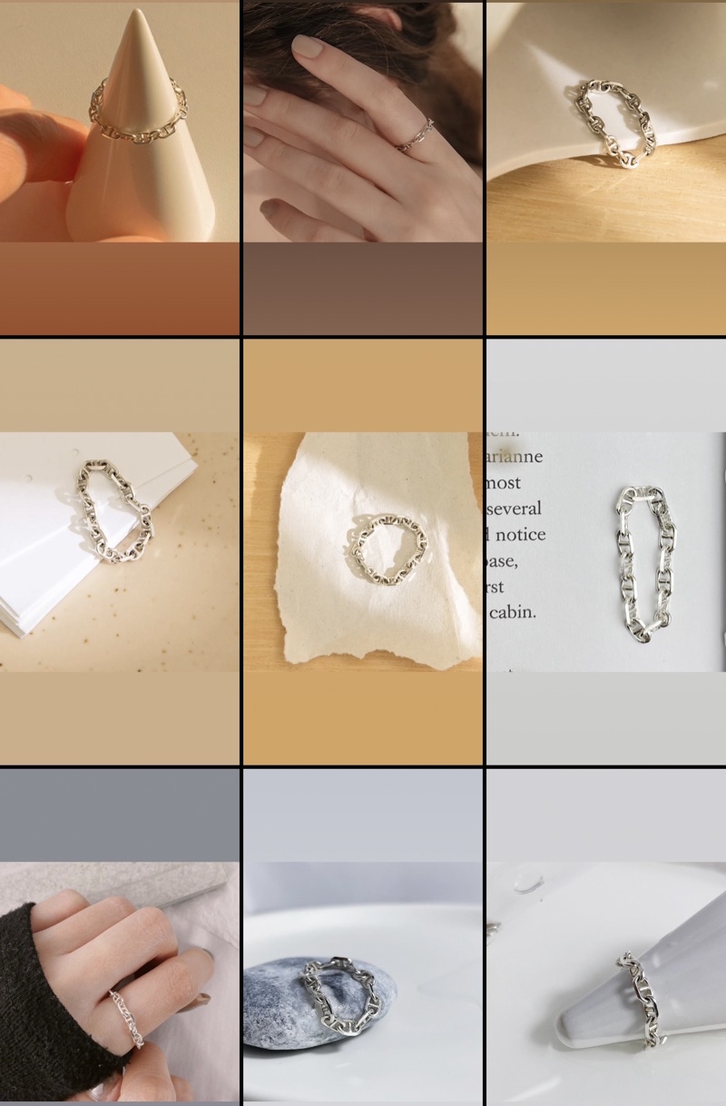 【全新 ️ 免運】韓國 925純銀 ins 簡約 豬鼻 軟戒 鏈戒 戒指 尾戒 關節戒 豬鼻鍊戒 | 蝦皮購物