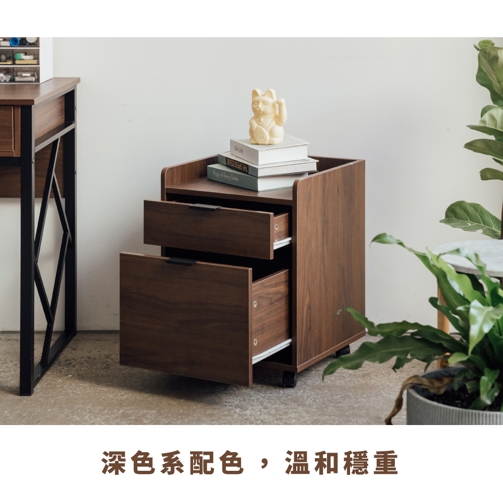 【RICHOME】福利品 DR-310 艾倫雙抽公文櫃 收納櫃 置物櫃 玄關櫃 層櫃 臥室 床頭櫃 邊桌 邊几 抽屜櫃 | 蝦皮購物