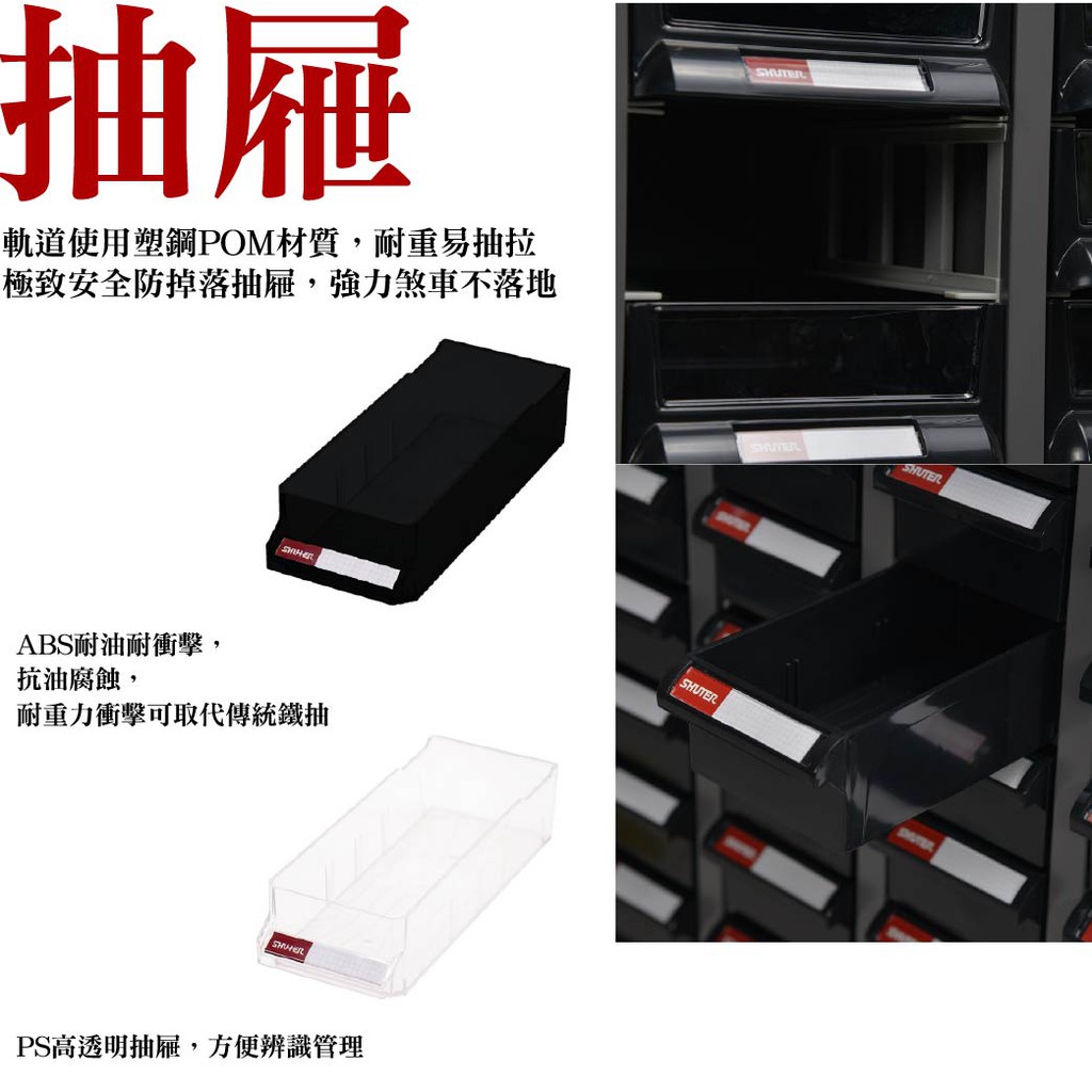樹德 零件櫃專用抽屜 樹德抽屜 A5V A6V A7V A8 ST1 ST2 ABS耐油抗衝擊抽屜 PS透明抽屜 | 蝦皮購物
