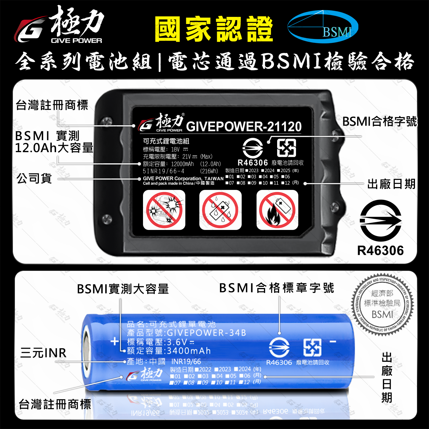 BSMI合格 12V 16.8V 極力電池 牧田18V 18650 電池 動力電池 20V 21700 牧田電池 | 蝦皮購物