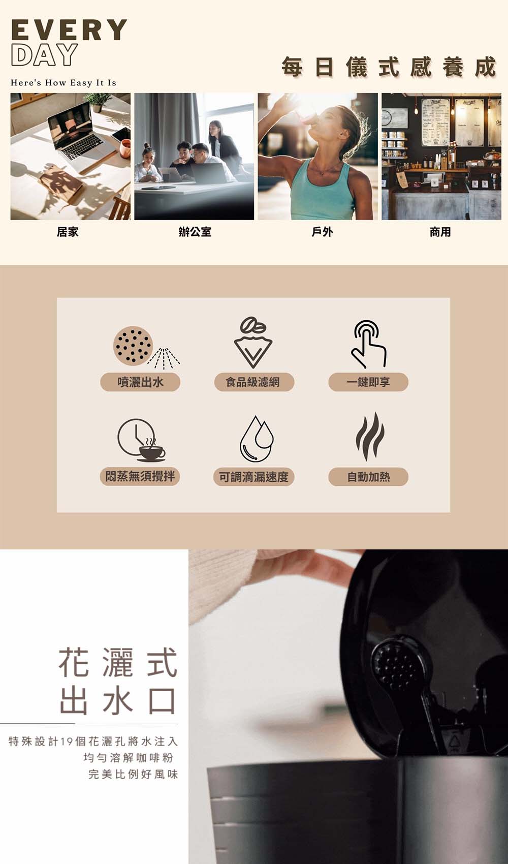 送磨豆機【日本 NICOH】美式冰咖啡機 NK-IC03B 黑 / NK-IC04 粉 美式咖啡機 附隨行杯 | 蝦皮購物