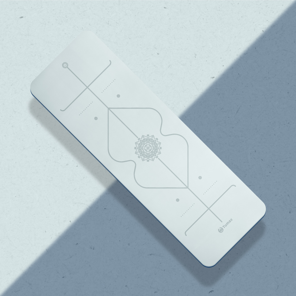 Tumaz月熊/TPE正位線瑜珈墊+弧形滾筒 | 組合優惠 | 6mm回彈止滑佳 | 特殊弧形按摩滾背 免運台灣現貨 | 蝦皮購物