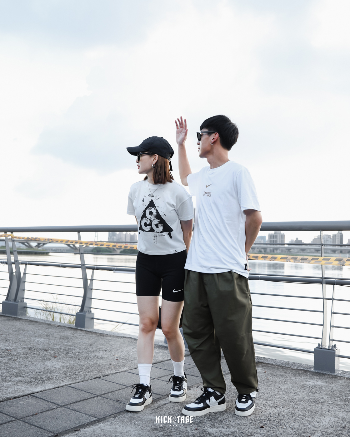 NIKE AIR FORCE 1 AF1 黑白灰勾 鐵牌 奶油底 百搭 休閒鞋 男女鞋【FQ6848-101】 | 蝦皮購物