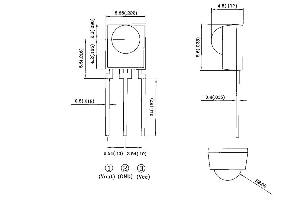 【現貨】IRM0208-A538紅外線接收模組 | 蝦皮購物
