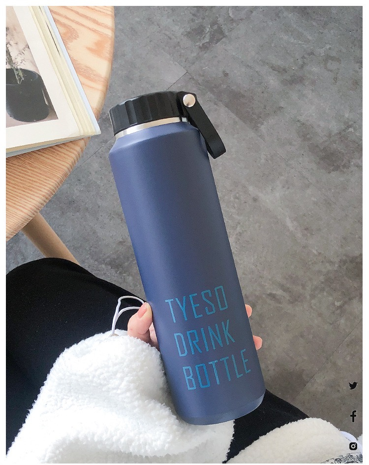 新款現貨 環保大容量500ml/710ml 304不鏽鋼戶外運動水壺 便攜壺 車載杯 太空壺 手提式運動壺 隨手杯保溫杯 | 蝦皮購物