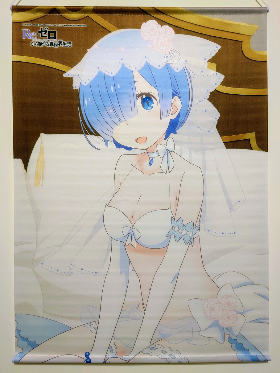 【Re：從零開始】日版 B2 掛軸 婚紗 C92會場販售 雷姆 周邊 從零開始的異世界生活 RE0 | 蝦皮購物