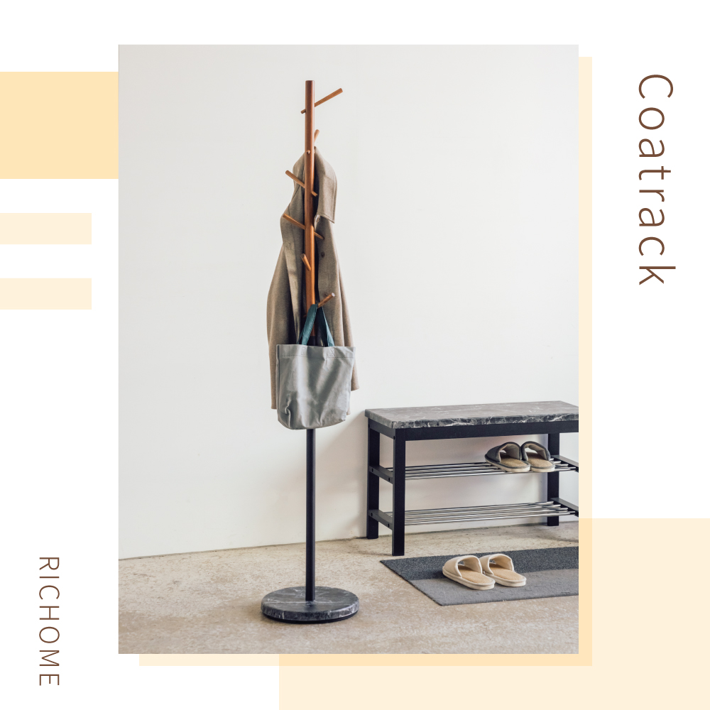 RICHOME 福利品 HA-148 柏蒂衣帽架 掛衣架 吊衣架 衣帽架 玄關 衣物收納 | 蝦皮購物