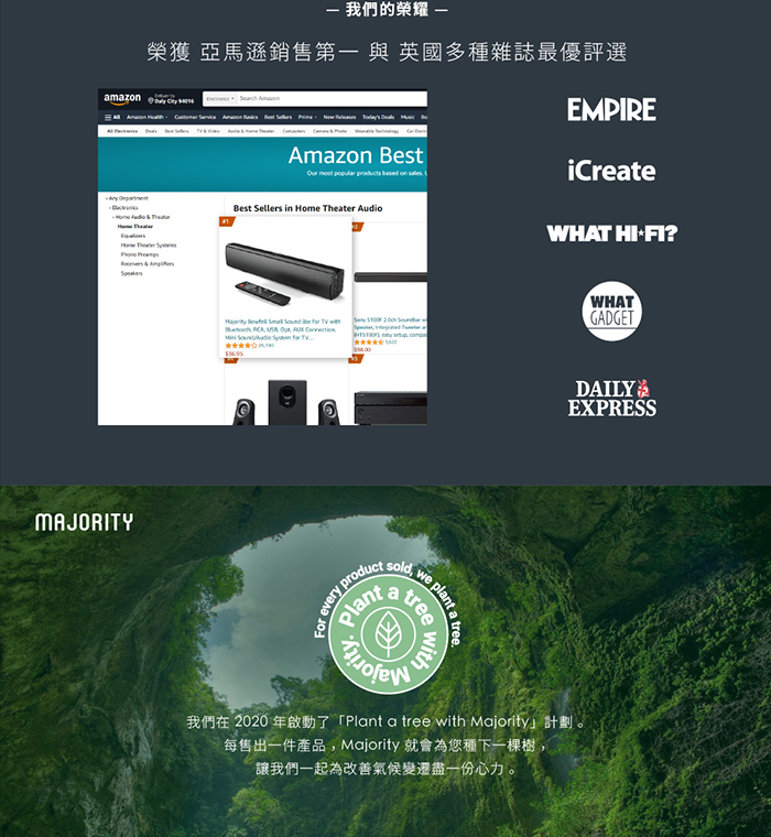 MAJORITY BOWFELL SOUNDBAR 藍牙喇叭 輕巧 無線喇叭 有線喇叭 beutii | 蝦皮購物