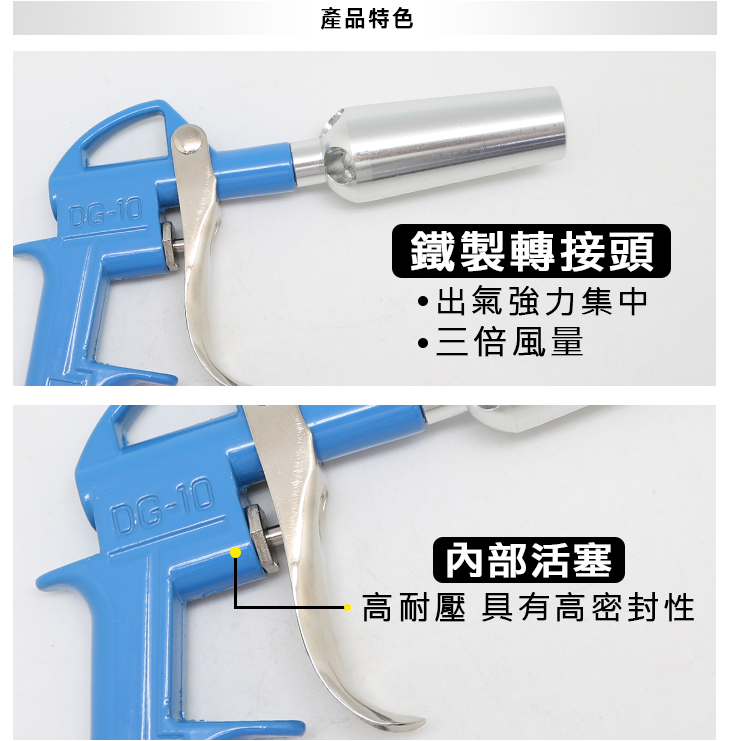 WIGA 威力鋼工具 DG-10DX 鋁合金高壓空器噴槍 [3倍風量設計] | 蝦皮購物