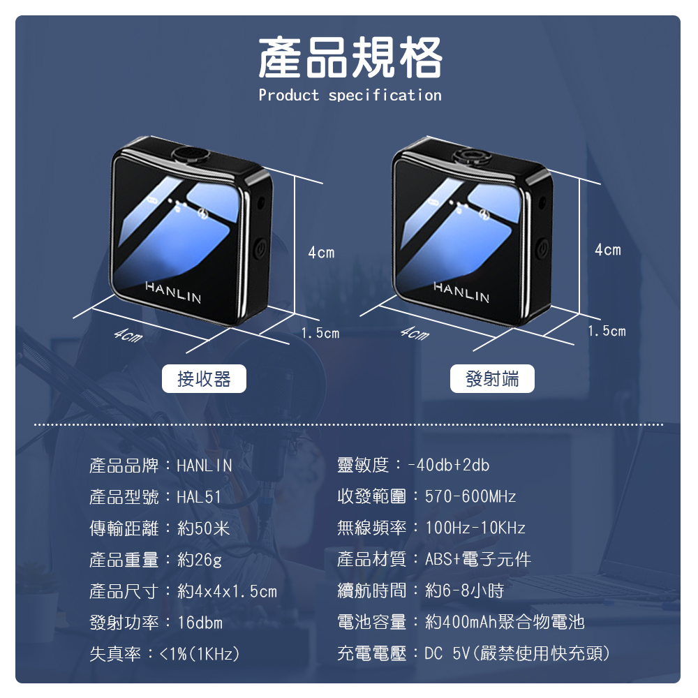 HANLIN HAL51 百萬網紅麥克風 專業手機直播錄影收音麥克風 防風兔毛麥克風 採訪麥克風 愛肯科技 | 蝦皮購物