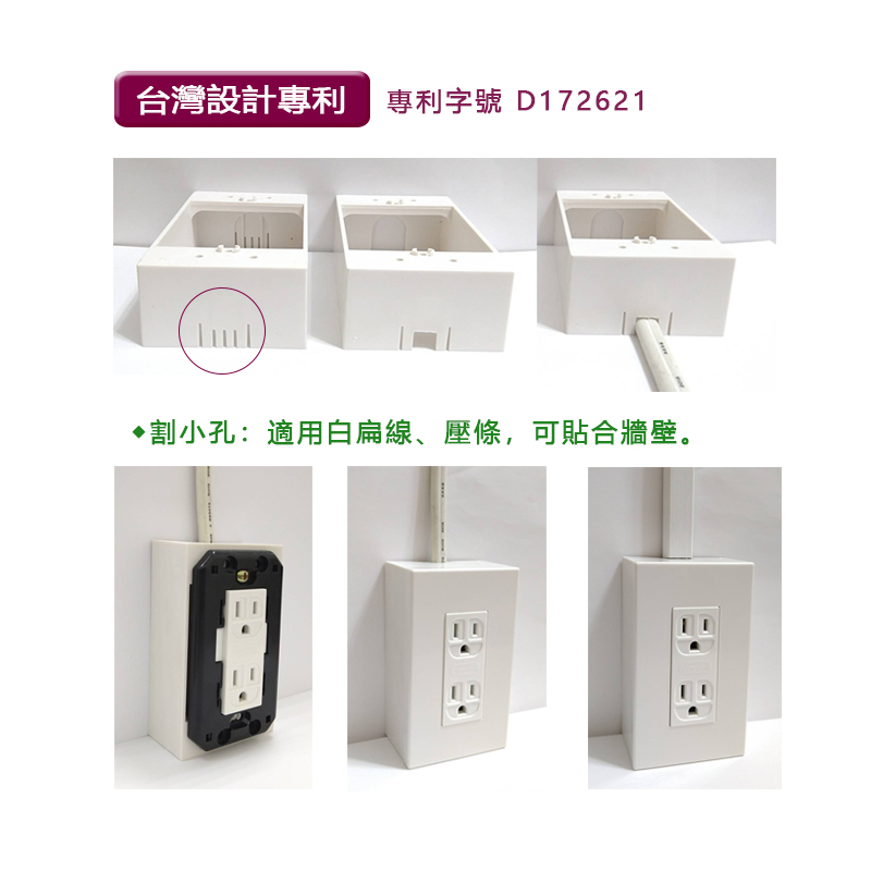(含稅)【樹榮電工SUZONE】一連明盒/明BOX/開關盒/插座盒/塑膠盒/台灣製造 | 蝦皮購物