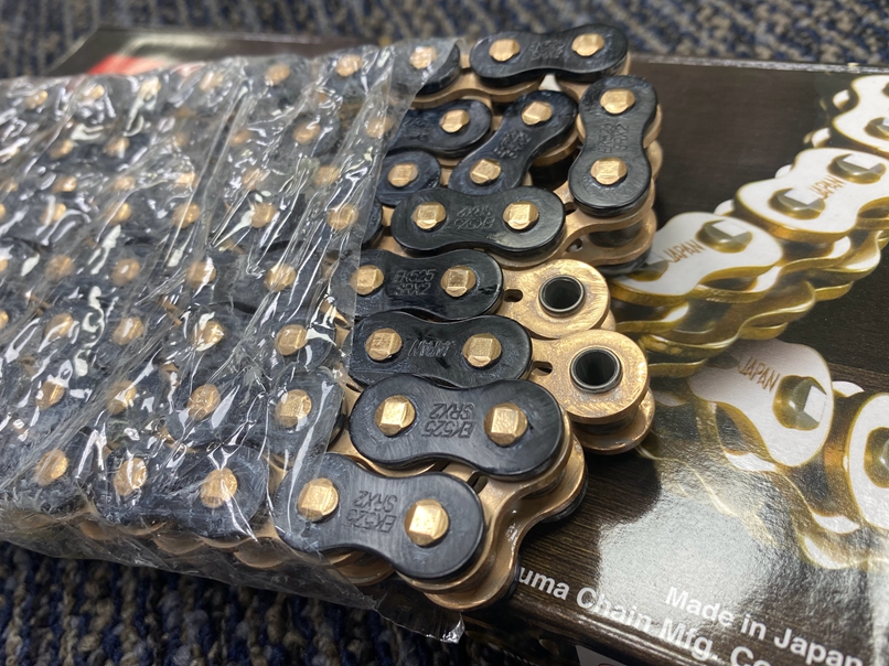 DIY本舖 日本 EK SRX2 黑金 鍊條 525Z/120L 525-120 525 120 QX型 黑金油封鏈條 | 蝦皮購物