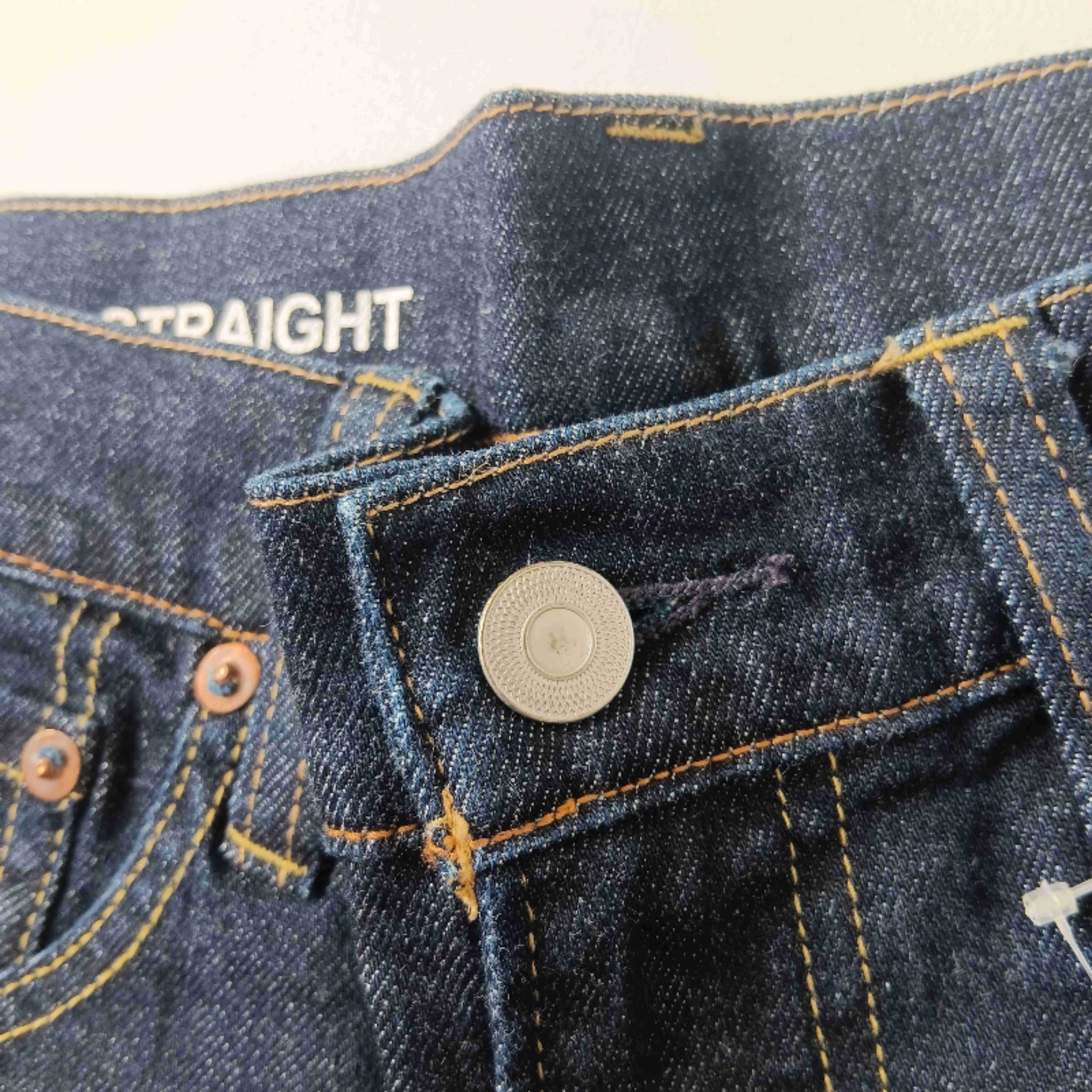 MUJI無印良品丹寧直筒褲 | 柬埔寨製 ｜W29-30腰 ｜彈性伸縮性 | 舒適 | 全新附吊牌｜原價$1390 | 蝦皮購物