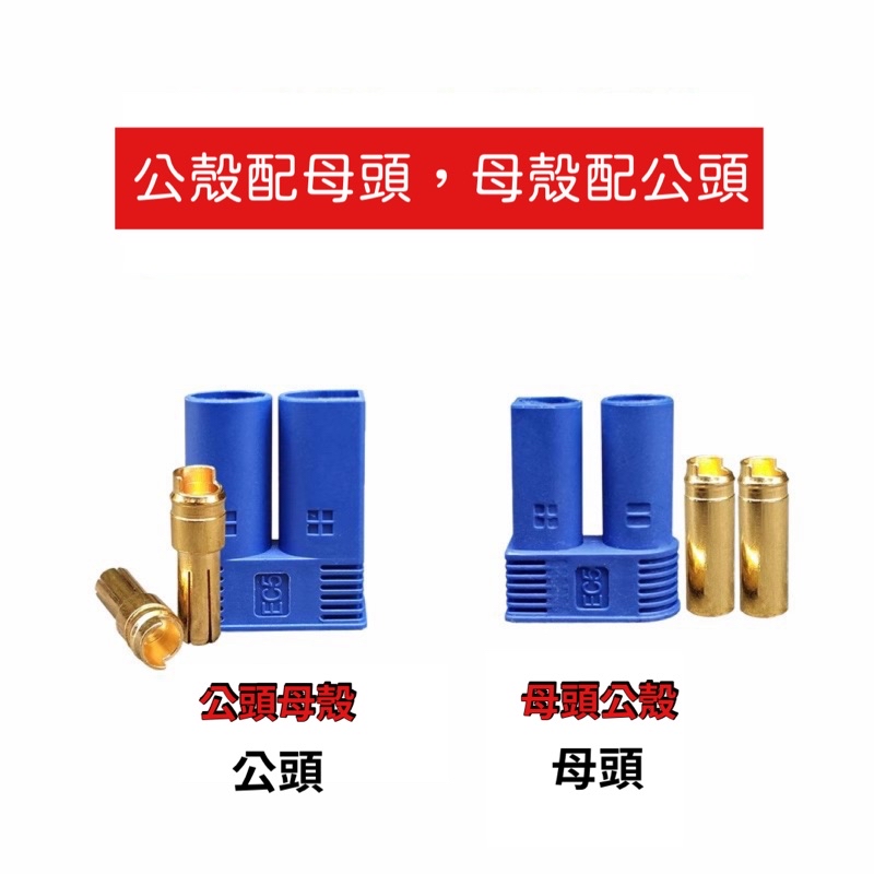 [胖爸3C雜貨本舖] EC5大電流插頭～大電流、防反插#1259 | 蝦皮購物