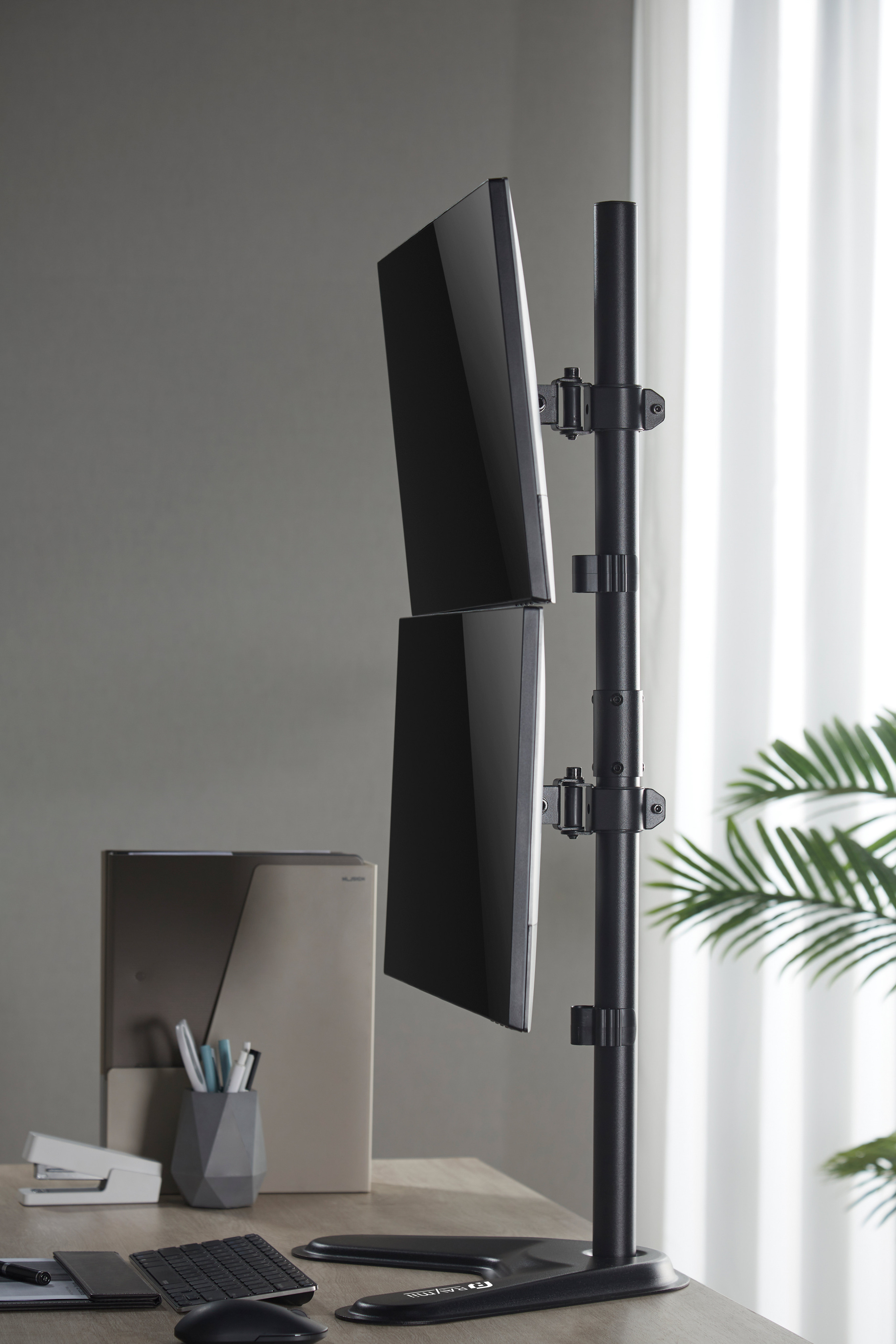 【瑞米 Raymii】 LS27 32吋 電腦雙螢幕支架底座 螢幕架 電腦架 螢幕增高架 顯示器支架 壁掛架 懸掛支架 | 蝦皮購物