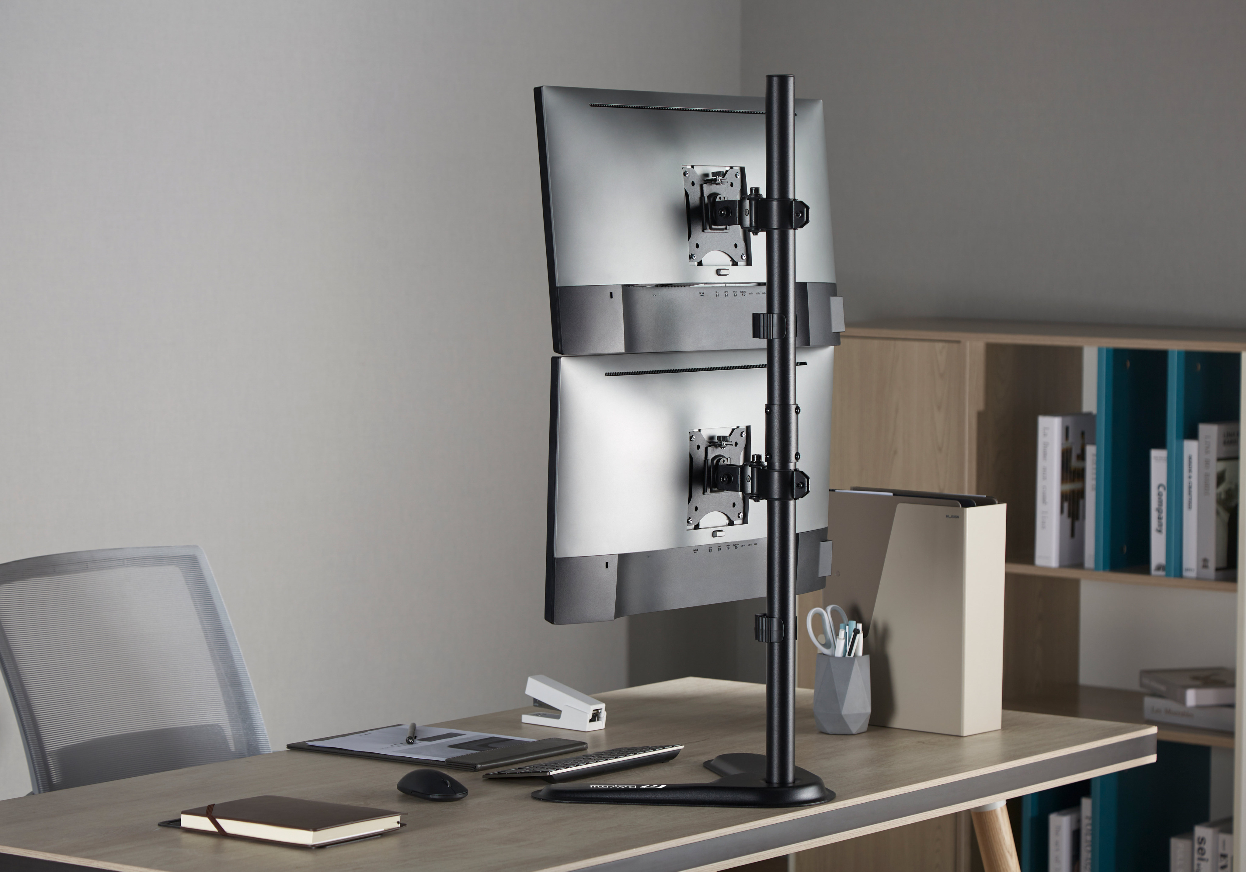 【瑞米 Raymii】 LS27 32吋 電腦雙螢幕支架底座 螢幕架 電腦架 螢幕增高架 顯示器支架 壁掛架 懸掛支架 | 蝦皮購物