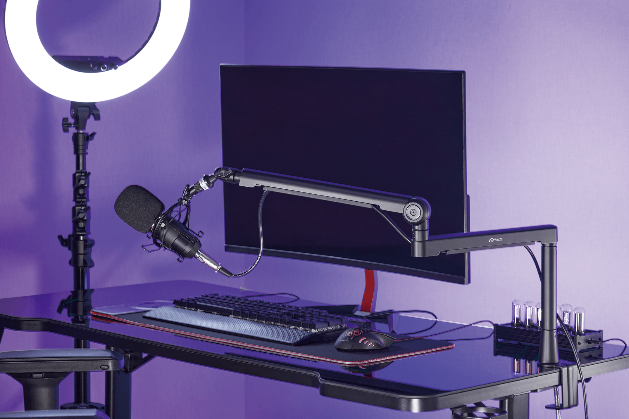 【瑞米 Raymii】 LTA-06 鋁合金麥克風支架 麥克風架 直播支架 | 蝦皮購物