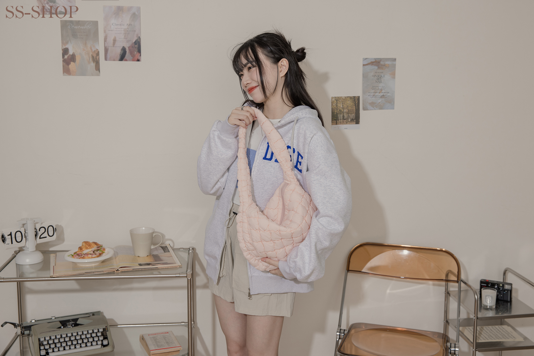 雲朵包 側背包 拉鍊包 有內裏 內袋 女生 配件 飾品 SS-SHOP A0074 | 蝦皮購物