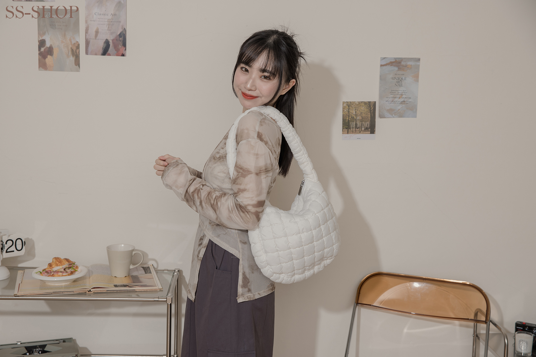 雲朵包 側背包 拉鍊包 有內裏 內袋 女生 配件 飾品 SS-SHOP A0074 | 蝦皮購物