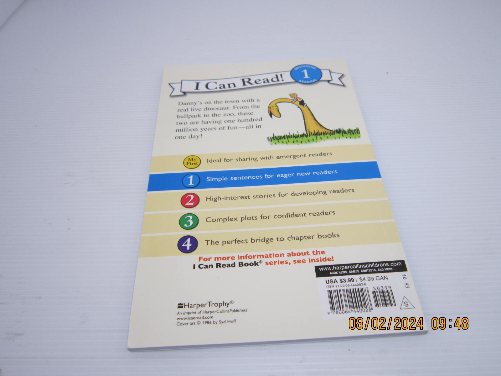 「二手書」Syd Hoff I Can Read 1 Danny and the Dinosaur 50 英文讀本 | 蝦皮購物