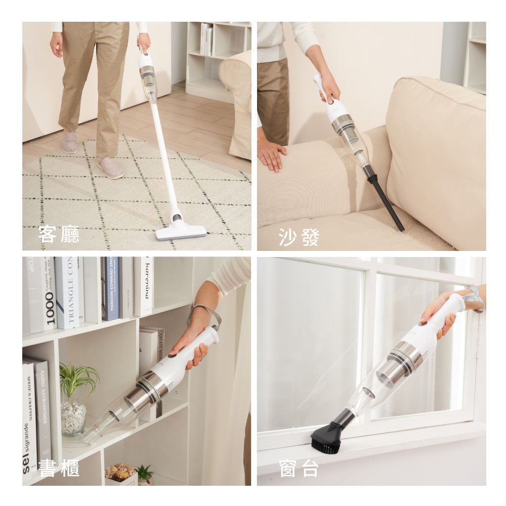 KINYO/耐嘉/兩用手持無線吸塵器/KVC-6235/直立/手持/6000pa/輕巧/type-c充電/兩段吸力 | 蝦皮購物