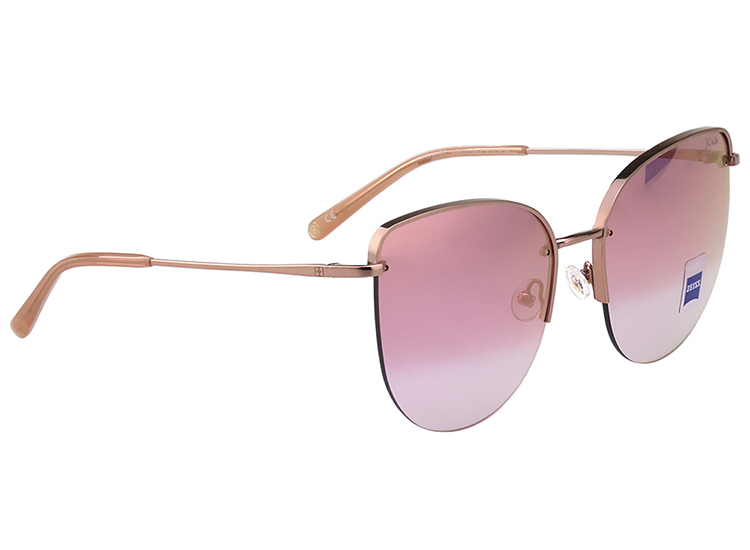 JC WU 墨鏡 半框 太陽眼鏡(玫瑰金)JC6010-2 | 蝦皮購物