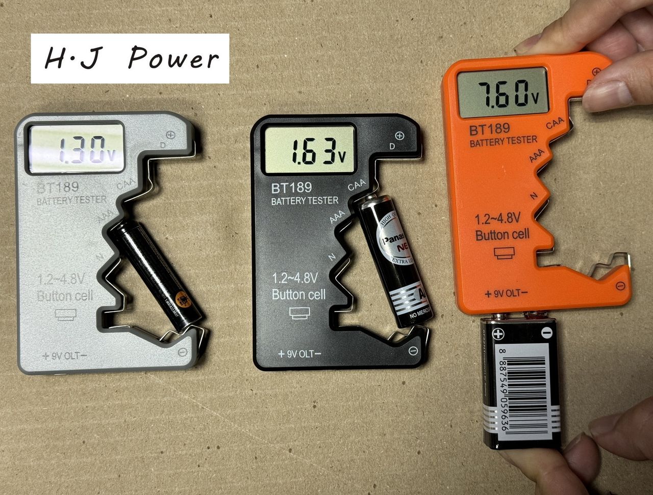新款 (免裝電池) 電池測試儀 通用電池電量測試儀 相容於 DCN型 AA AAA 電池 鈕扣電池分析儀功率計電壓測試器 | 蝦皮購物