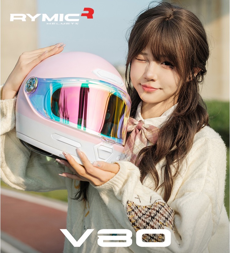 全罩式安全帽 RYMIC V80 復古多色 雙D釦 拆洗內裡 耳機槽 安全帽 DOT/ECE認證 | 蝦皮購物