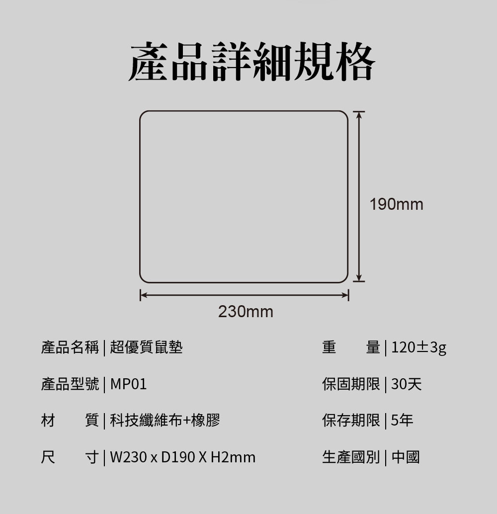PC Park MP01 滑鼠墊 適用於各類滑鼠 超優質滑鼠墊 無毒性 特殊底層設計 黑色 綠風潮 | 蝦皮購物