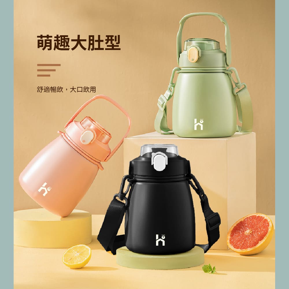 保溫杯【SGS】兒童水壺 800ml 泡泡童沁壺 胖胖壺 大肚壺【Ho覓好物】環保杯 矽膠水瓶 吸管水壺 HM041 | 蝦皮購物