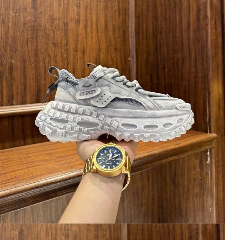 （ASHI）老爹鞋 新款老爹鞋 厚底老爹鞋 ins 輪胎底 網面透氣 增高老爹鞋 休閒鞋男 運動鞋 男鞋 厚底 潮鞋 | 蝦皮購物