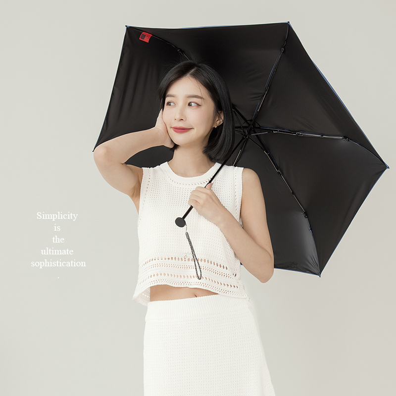 《BigRed 極度輕黑膠》19吋手開折傘︱防曬抗UV︱輕巧好攜帶∣終身免費維修 | 蝦皮購物