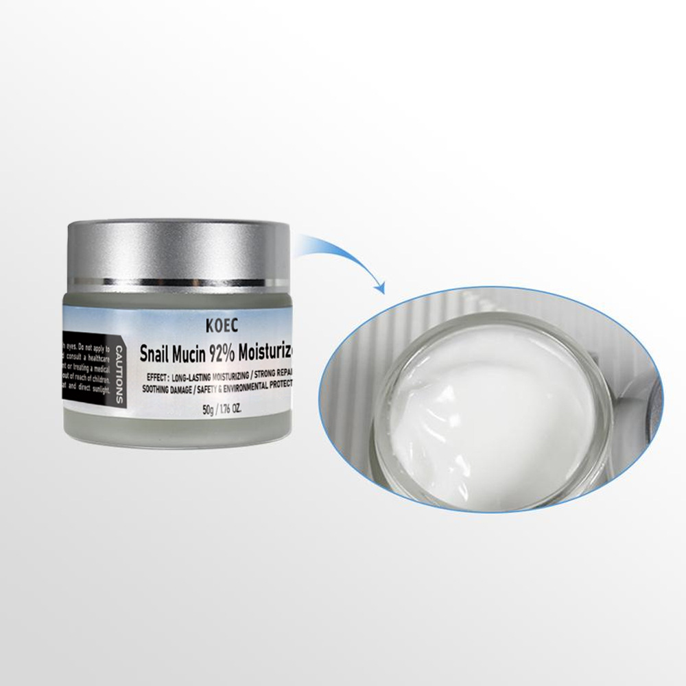 【TK熱賣】KOEC海藻膠原蛋白眼膜貼92%蝸牛臉部保濕霜補水保濕滋養乳霜Snail Mucin Crea | 蝦皮購物