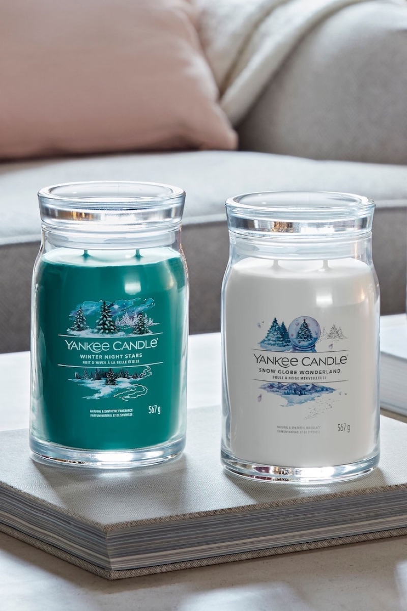 優惠活動＊現貨Yakee Candle 雅緻手繪瓶中燭系列 雙芯燭567g(20oz) 仲夏之夜/冬夜星辰/琥珀與檀香 | 蝦皮購物