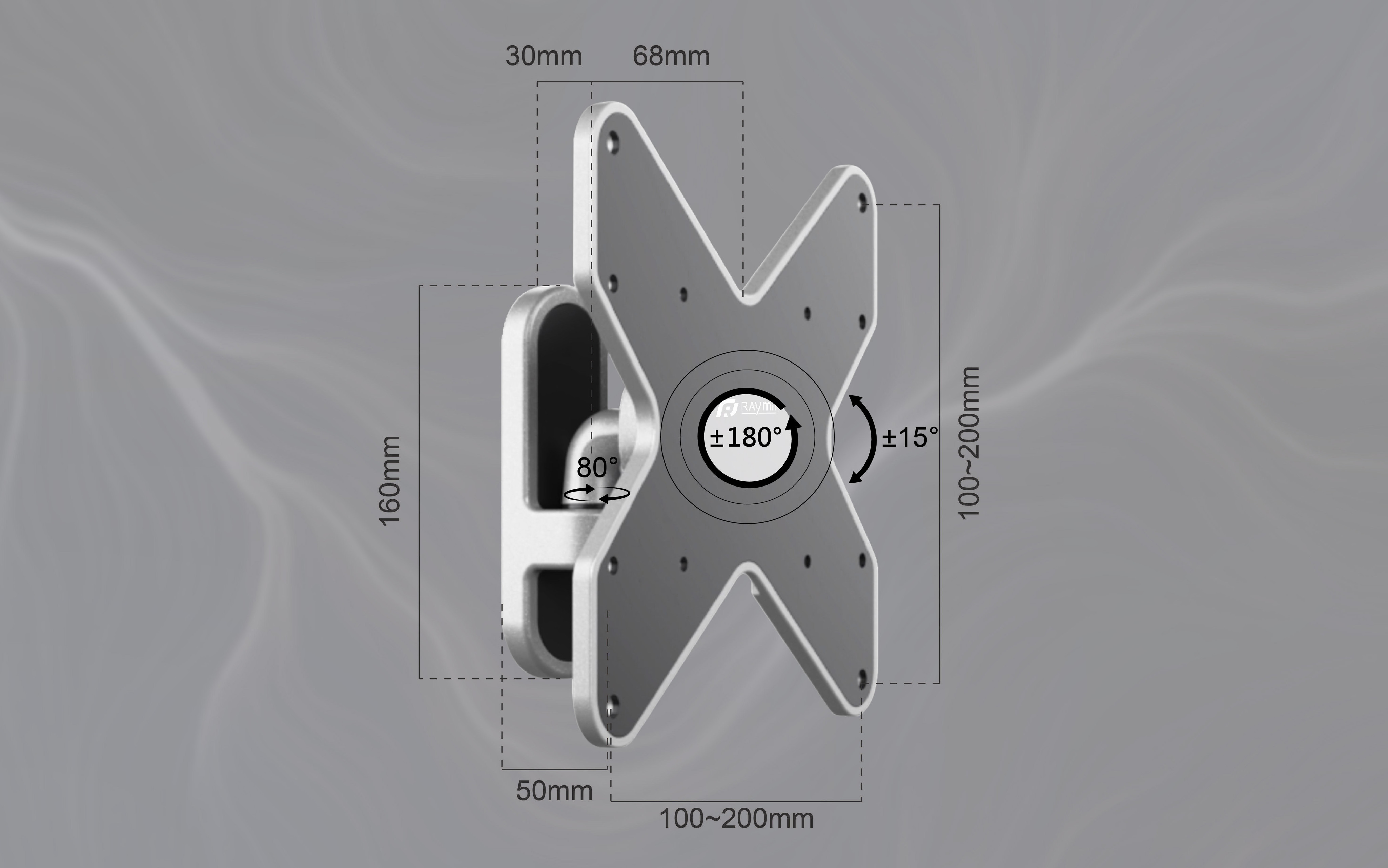【瑞米 Raymii】LS-74-W 鋁合金電視壁掛支架 螢幕壁掛架 壁掛架 螢幕支架 螢幕架 螢幕壁掛架 | 蝦皮購物