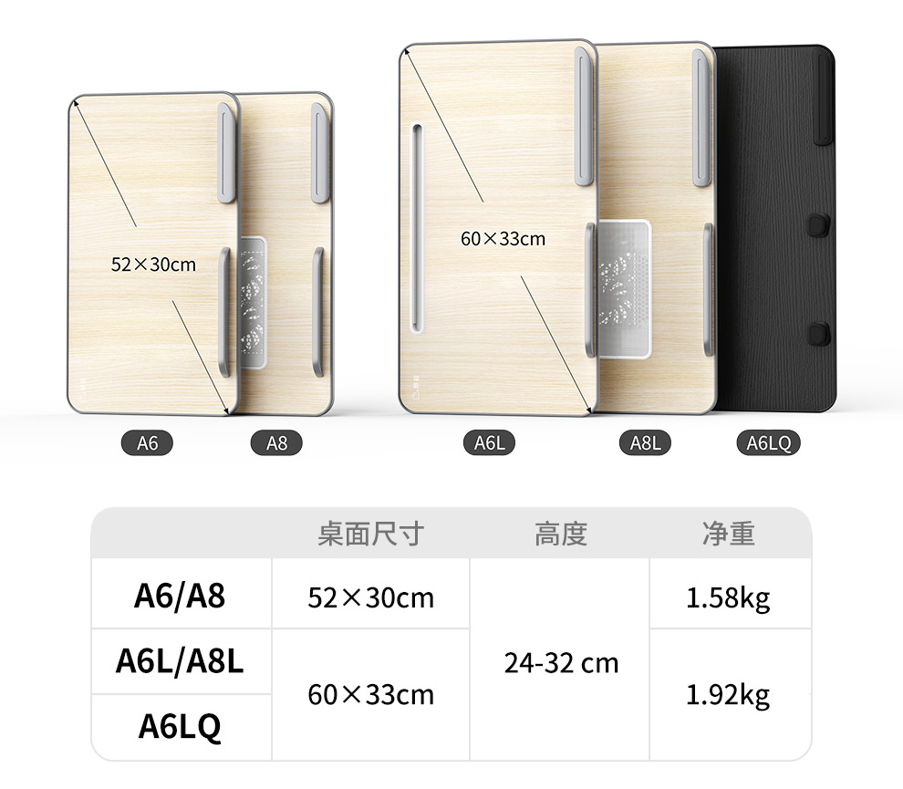 [台灣出貨，免運] 賽鯨 SAIJI A6 / A6L / A8 / A8L 床上電腦桌 床上桌 懶人桌 | 蝦皮購物