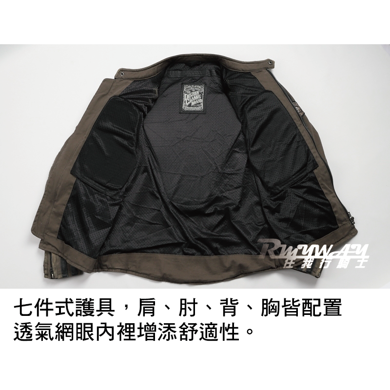 任我行騎士部品 DEGNER 23SJ-6 KHAKI 卡其 三季防摔衣 網眼 透氣 三季 棉質 復古 23SJ6 | 蝦皮購物