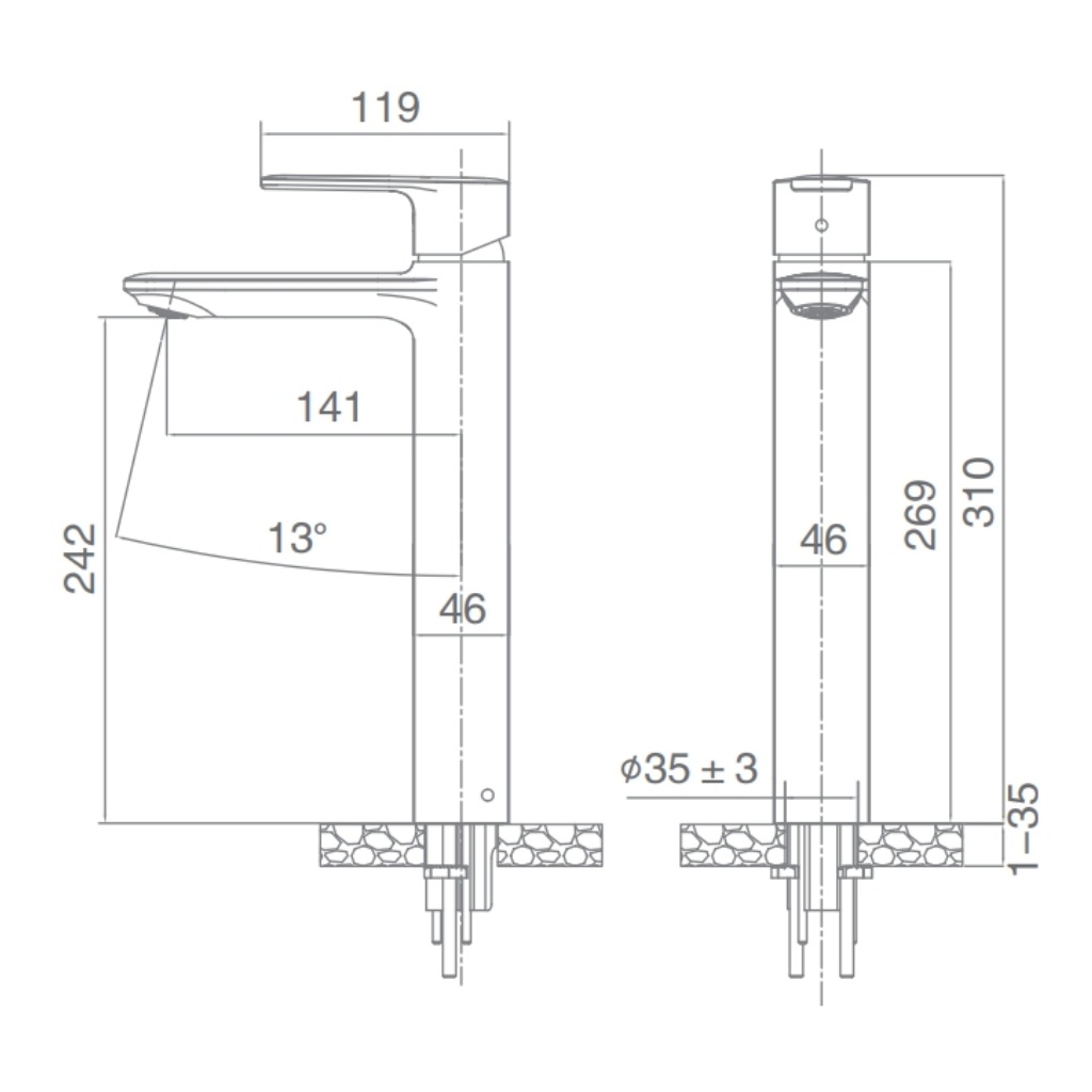 【米多里】高主體單孔面盆龍頭 HMF115-113+P3A | 蝦皮購物
