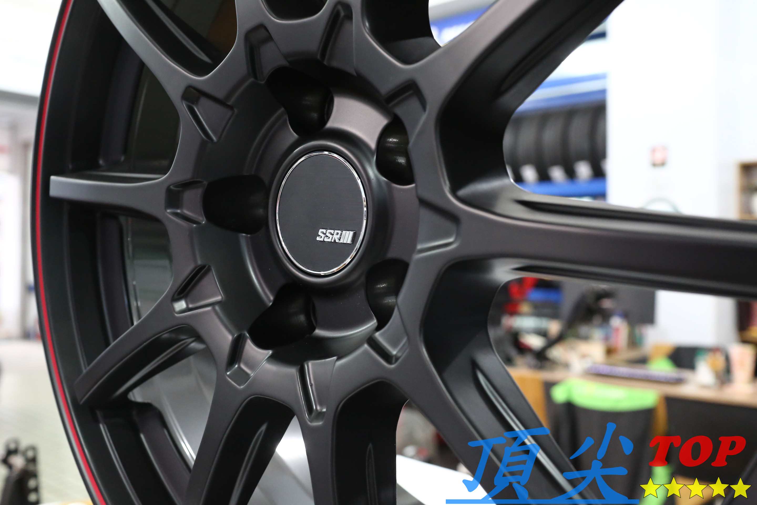 【頂尖】全新SSR鋁圈 GTV05 18吋/19吋 旋壓鋁圈 8J 5X100/5X114/5X112 亮黑+紅邊鋁圈 | 蝦皮購物