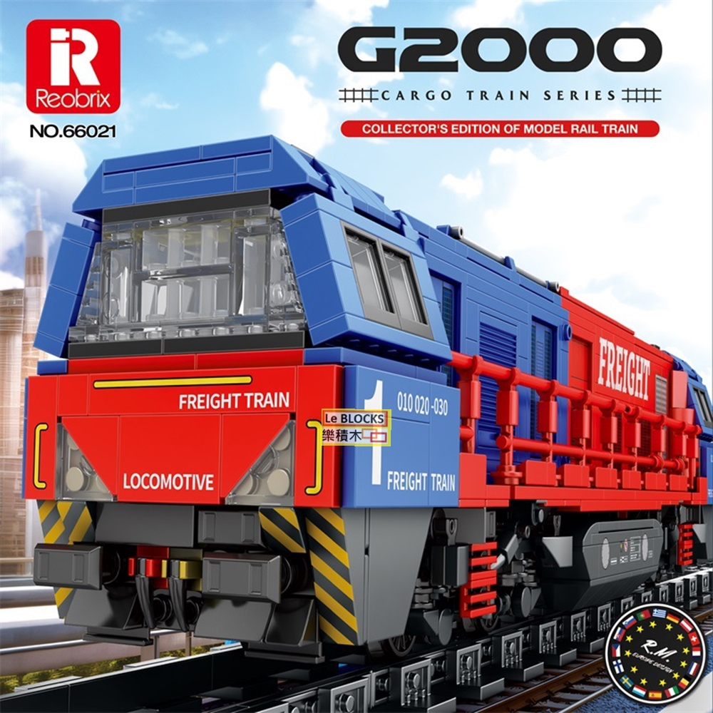 樂積木【現貨+預購】第三方 歐洲火車 Vectron ES64U2 G2000 貨車 列車 CARGO TRAIN | 蝦皮購物