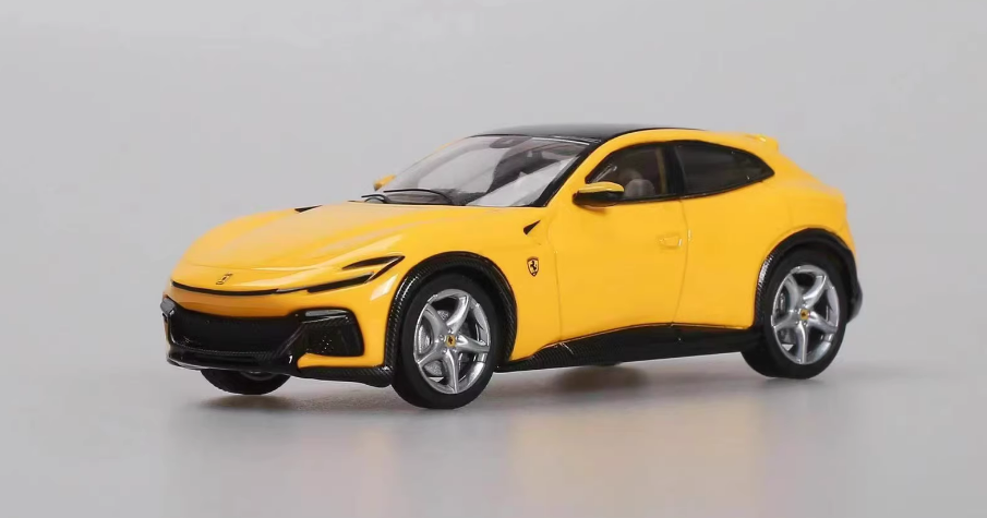 Funny Model 1:64 Ferrari FSUV 黃 | 蝦皮購物