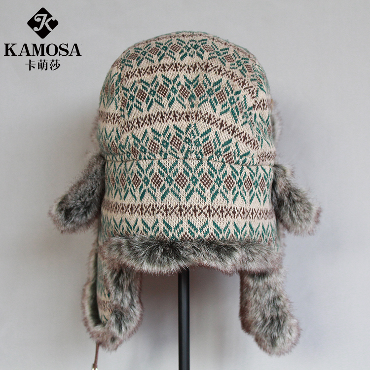 KAMOSA 新款男士女士兒童秋冬款韓版潮針織帽雷鋒帽飛行護耳帽子 | 蝦皮購物