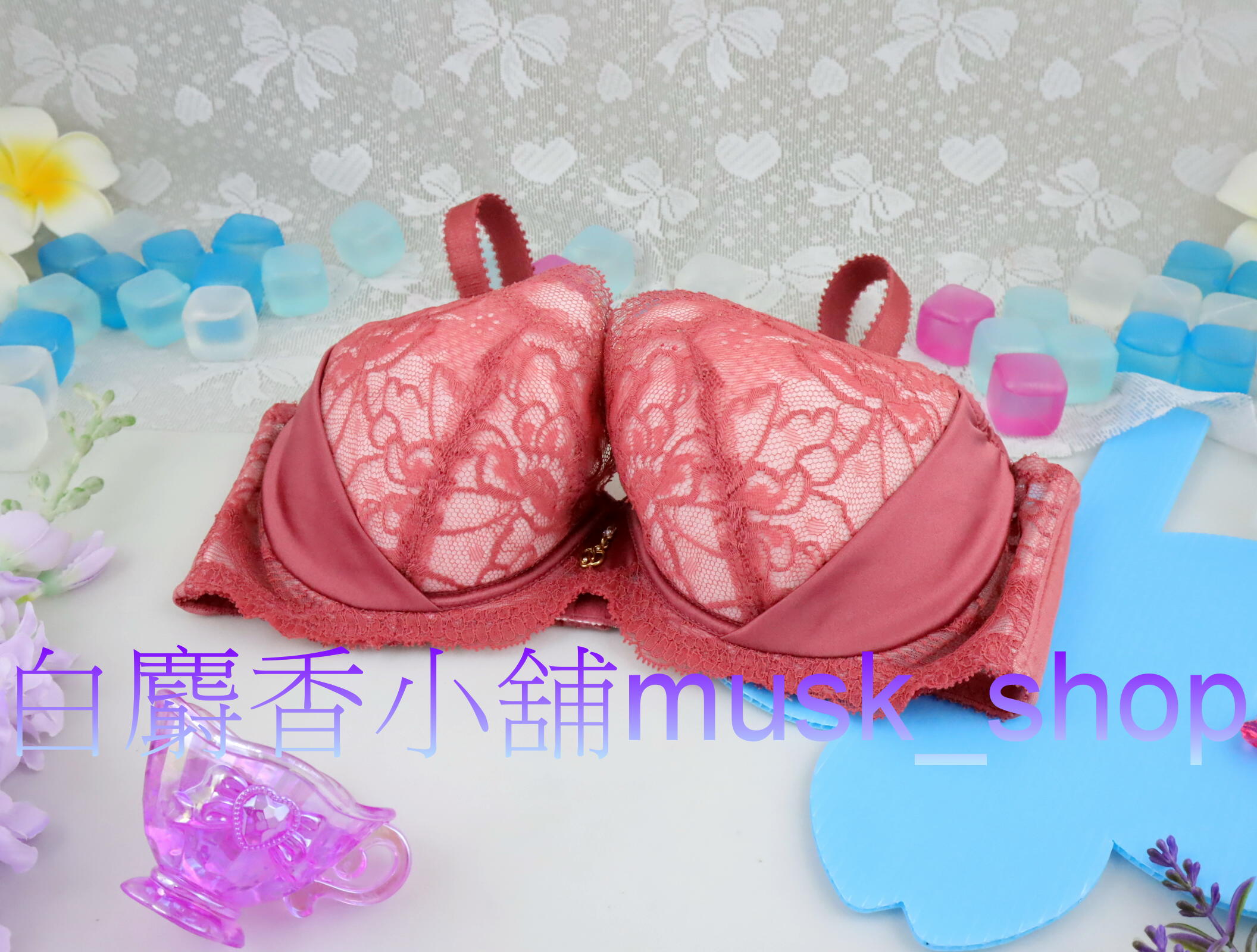 【NG】尺寸40C=90C-磚紅色金戀迴香系列華麗蕾絲背心型軟鋼圈-Q2050020＊白麝香小舖全新Swear思薇爾內衣 | 蝦皮購物