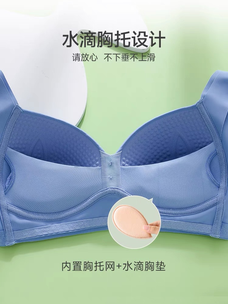 B-E杯大胸無痕固定杯 大尺碼胸罩 冰絲涼感一片式 內衣 透氣舒適 聚攏上托 薄襯內衣 大胸顯小 無鋼圈 美背bra | 蝦皮購物
