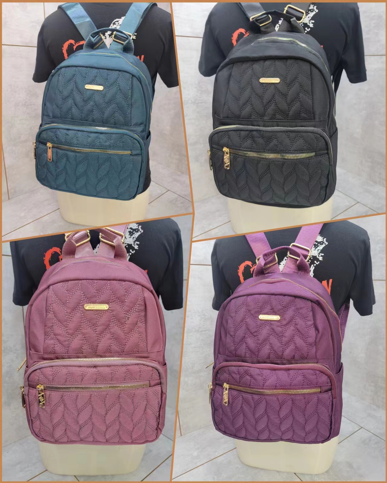 台灣現貨 亦派萊1907 尼龍後背包 女用背包 外出背包 後背包 超輕小背包 多隔層 防撥水 媽媽背包 可放水瓶 大容量 | 蝦皮購物