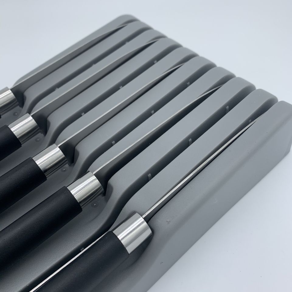 【蜜糖小姐の小店】新款中式廚房刀具收納盒水果刀菜刀創意分隔整理刀座刀架抽屜式jioyh SVL0 | 蝦皮購物