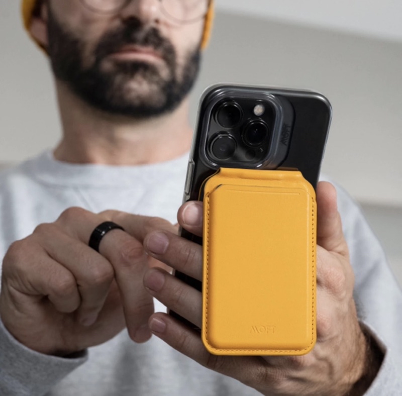 【3C博士】 MOFT 磁吸感應卡包支架 MOVAS™ 材質 支援MagSafe周邊 卡夾 卡包 | 蝦皮購物