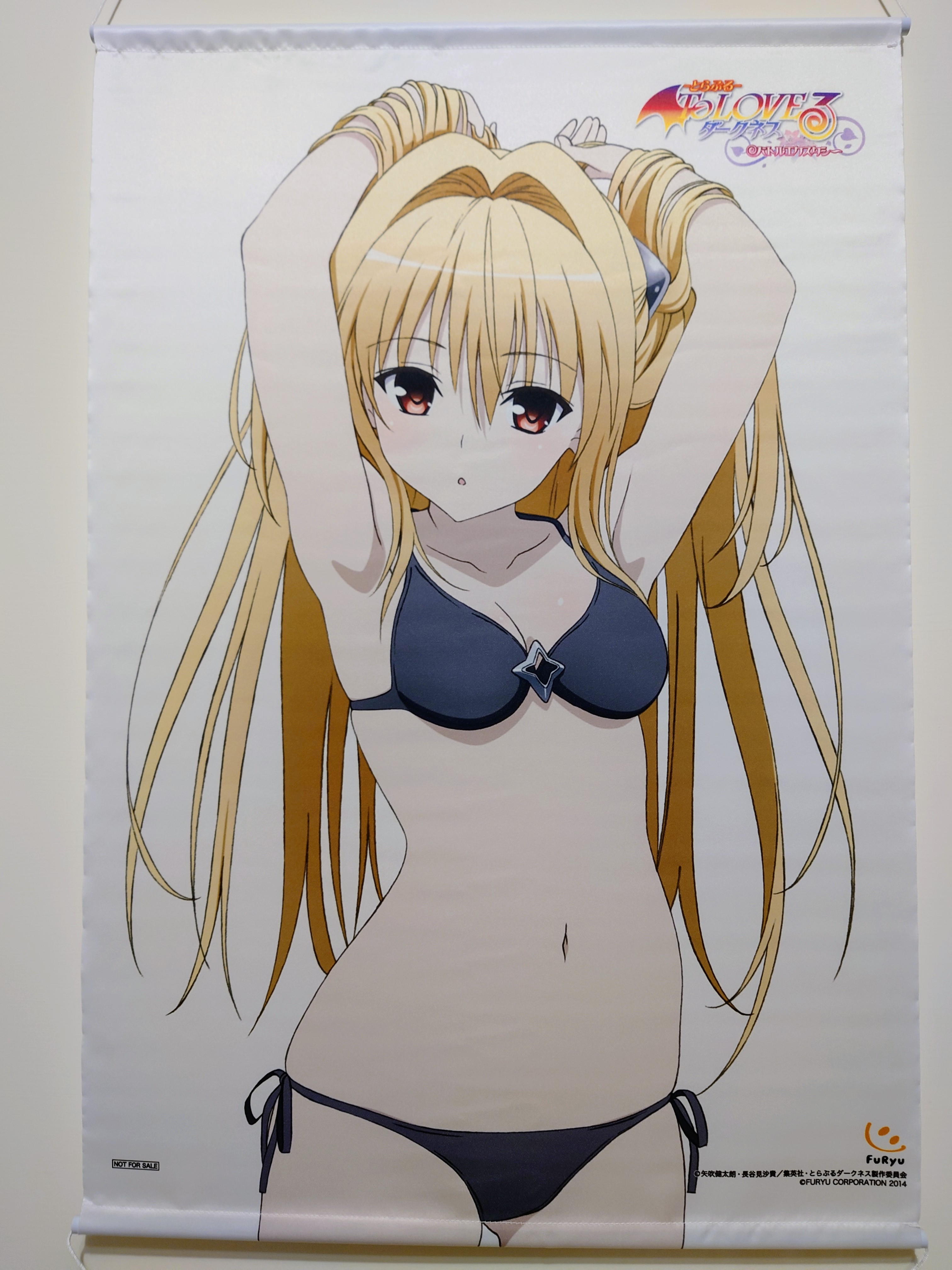 【出包王女】日版 B2 掛軸 ソフマップ特典 小闇 泳裝 金色闇影 金色の闇 To LOVE sofmap特典 | 蝦皮購物