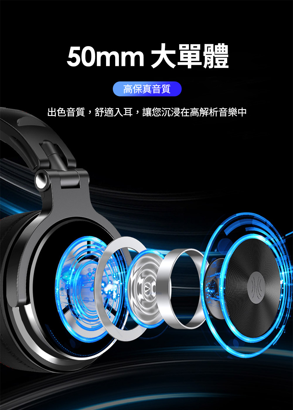 【OneOdio】 Studio Pro 50 專業型監聽耳機( 台灣總代理 - 原廠公司貨 ) | 蝦皮購物