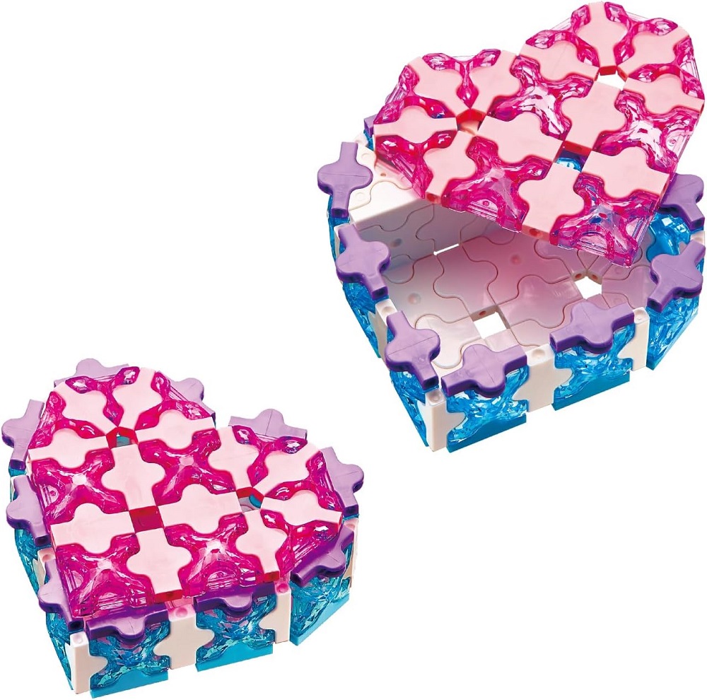 【LaQ】 珠寶盒(250pcs+1pcs+60pcs) 日本製造立體3D拼接積木/益智玩具/台灣獨家 | 蝦皮購物
